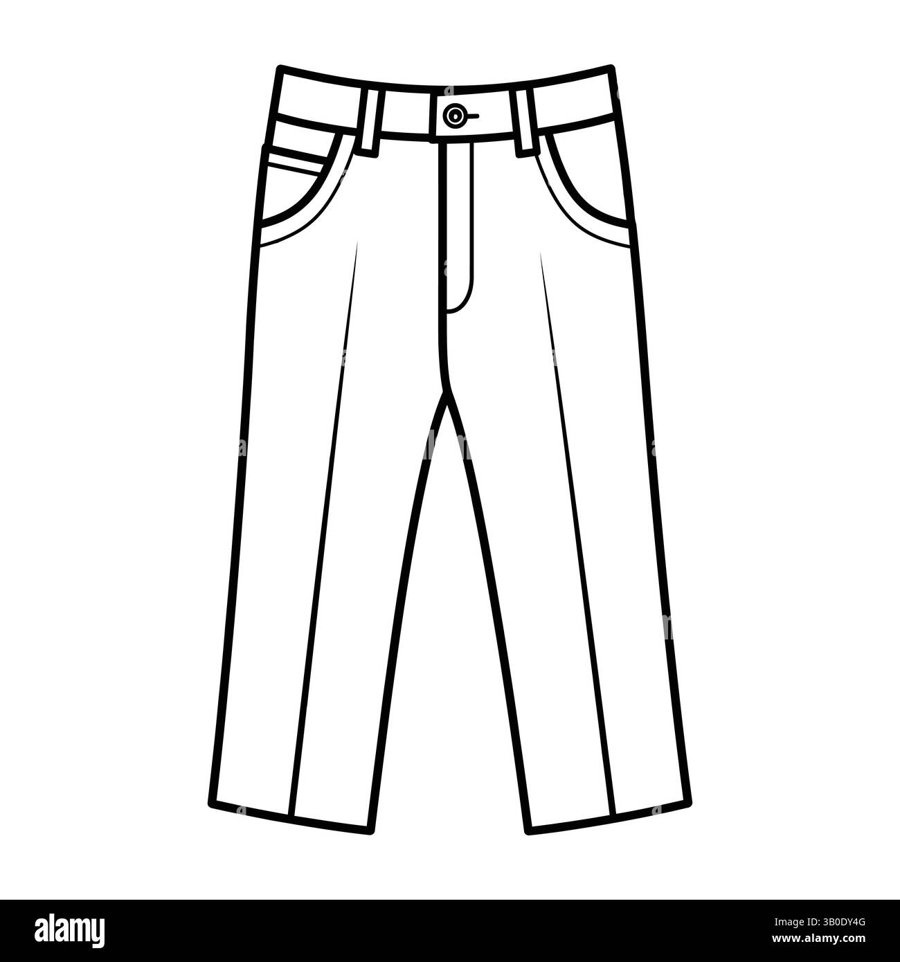pants outline, silhouette, vector, illustration, isolated on white ...