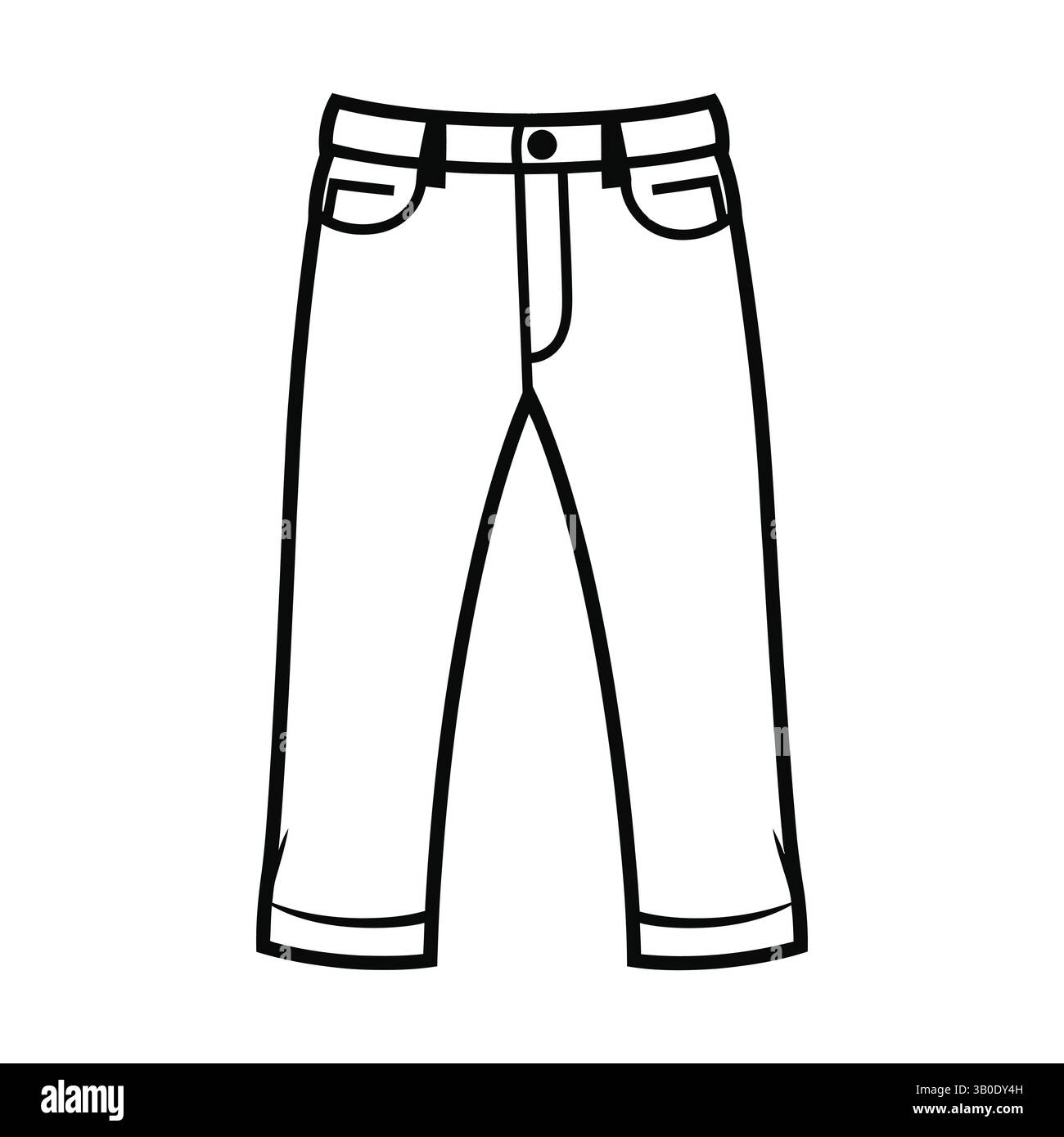 pants outline, silhouette, vector, illustration, isolated on white ...
