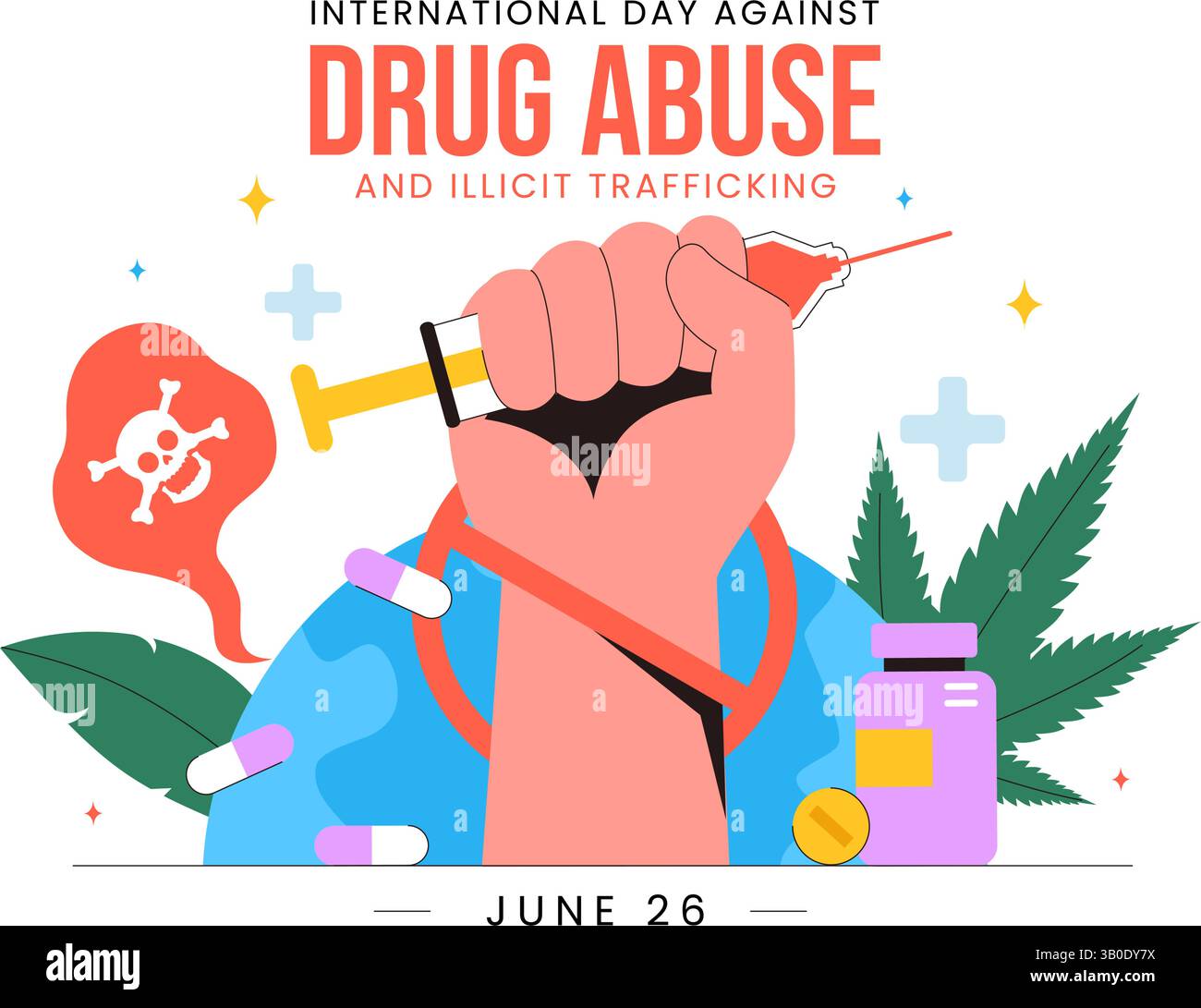 Anti drugs poster hi-res stock photography and images - Alamy