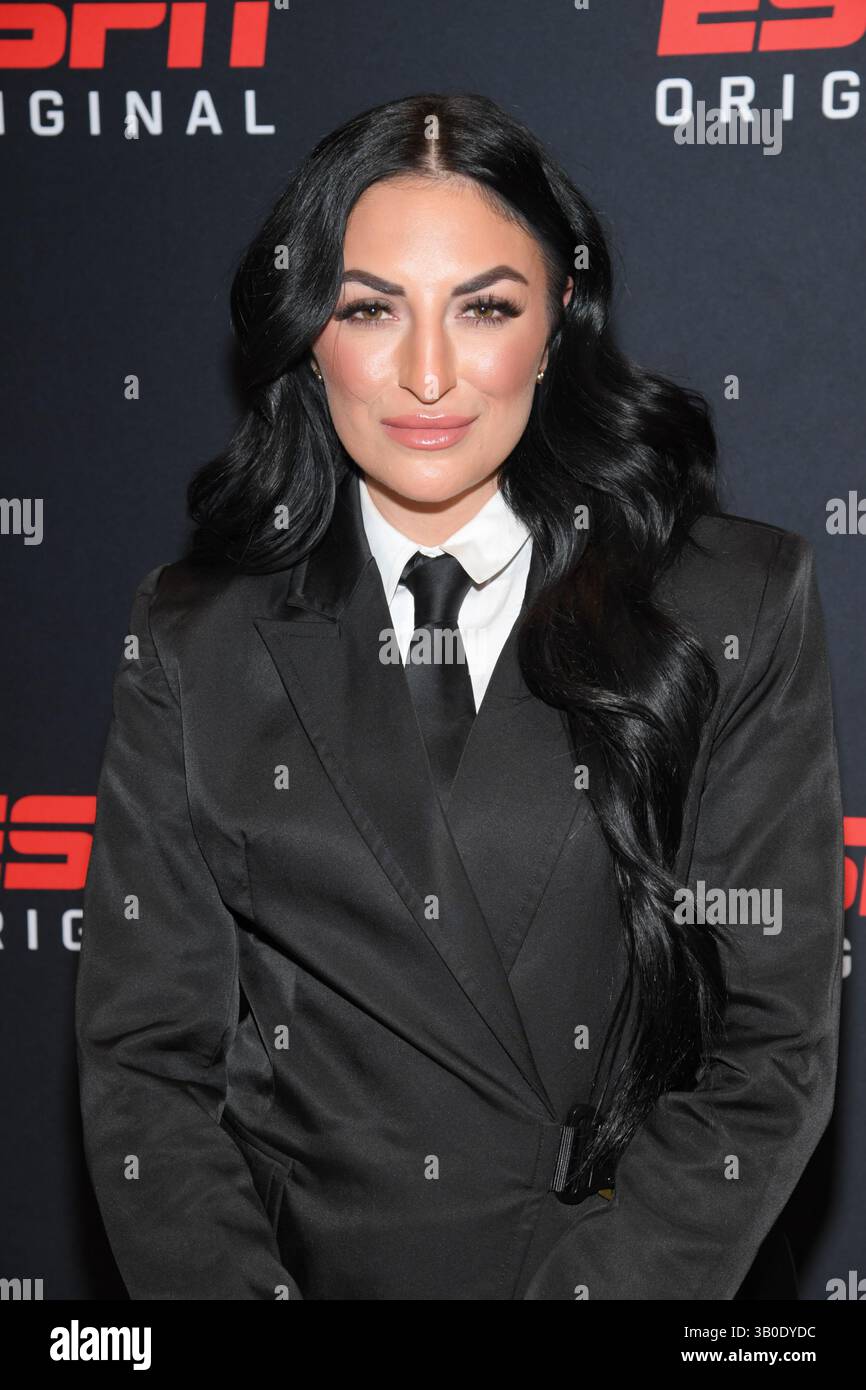 New York, USA. 23rd Apr, 2025. Daria Berenato attends ESPN "Full Court ...