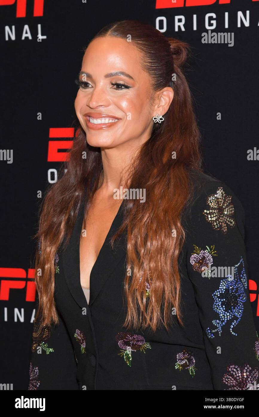 New York, USA. 23rd Apr, 2025. Elle Duncan attends ESPN "Full Court ...