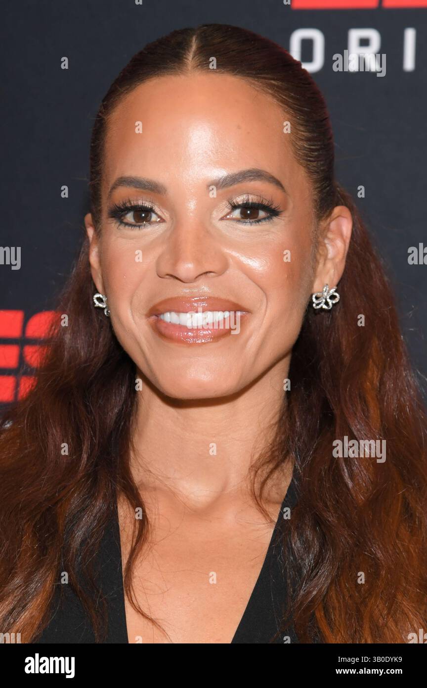 New York, USA. 23rd Apr, 2025. Elle Duncan attends ESPN "Full Court ...