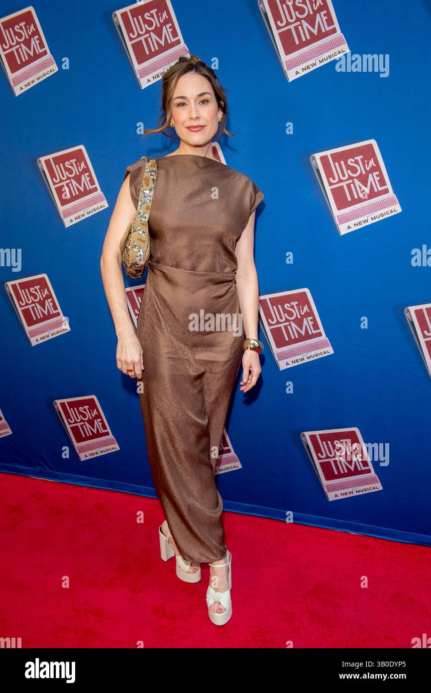 NEW YORK, NEW YORK - APRIL 23: Alison Luff attends "Just in Time ...