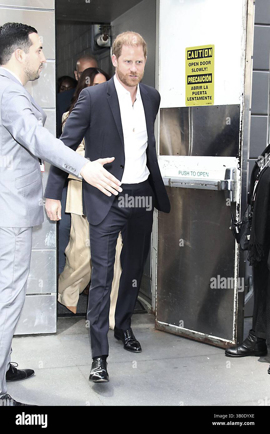 New York, NY, USA. 23rd Apr, 2025. Prince Harry, Duke of Sussex and ...