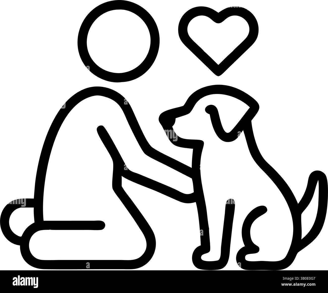 Pet Adoption Love Caring for Animals Icon Stock Vector Image & Art - Alamy