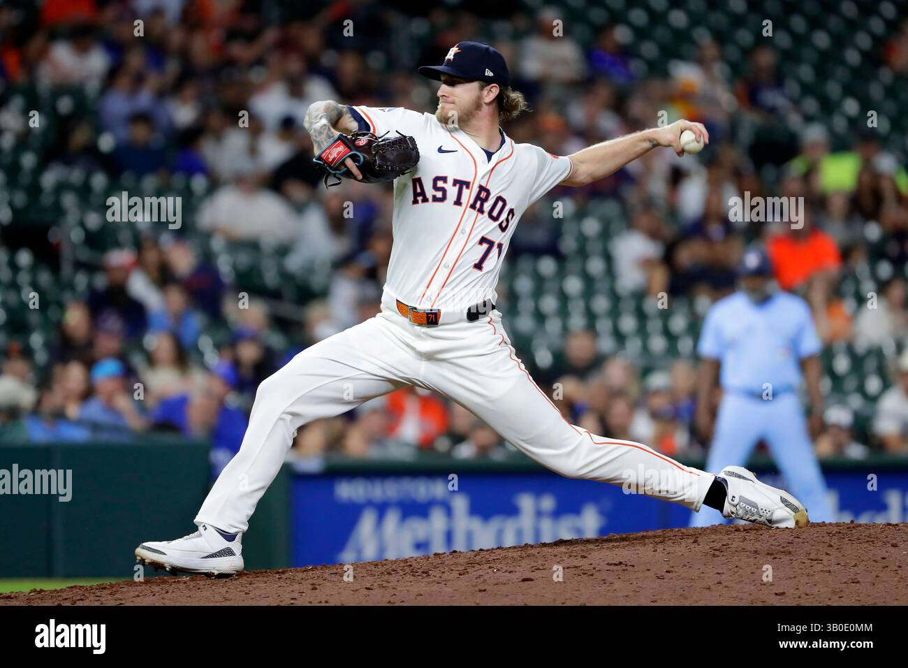Houston Astros closing pitcher Josh Hader throws against the Toronto ...