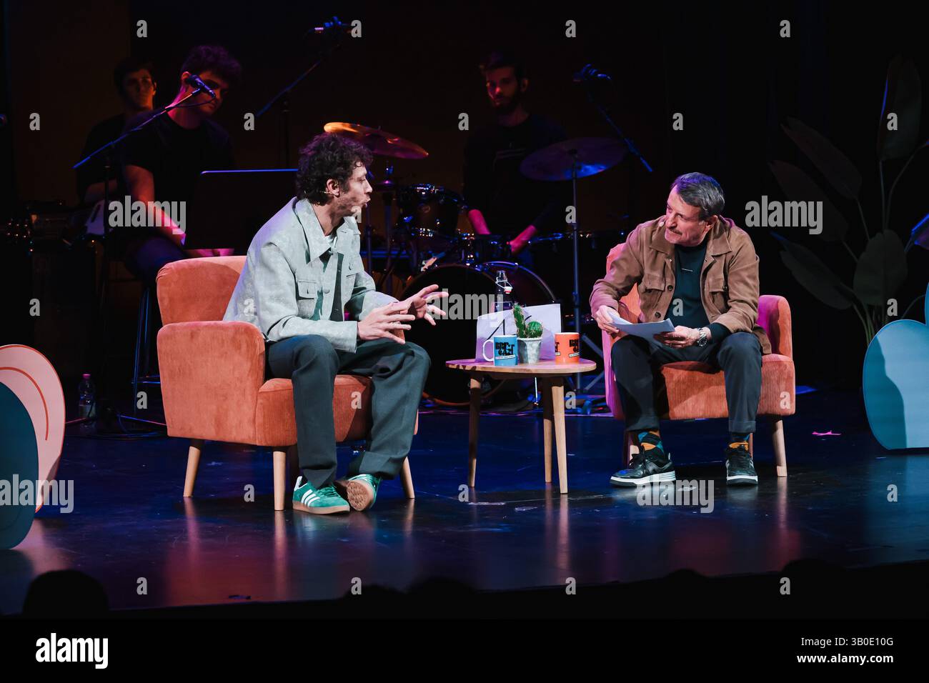 Milan, Italy. 11th Mar, 2025. Valentino Rossi and Giacomo Poretti ...