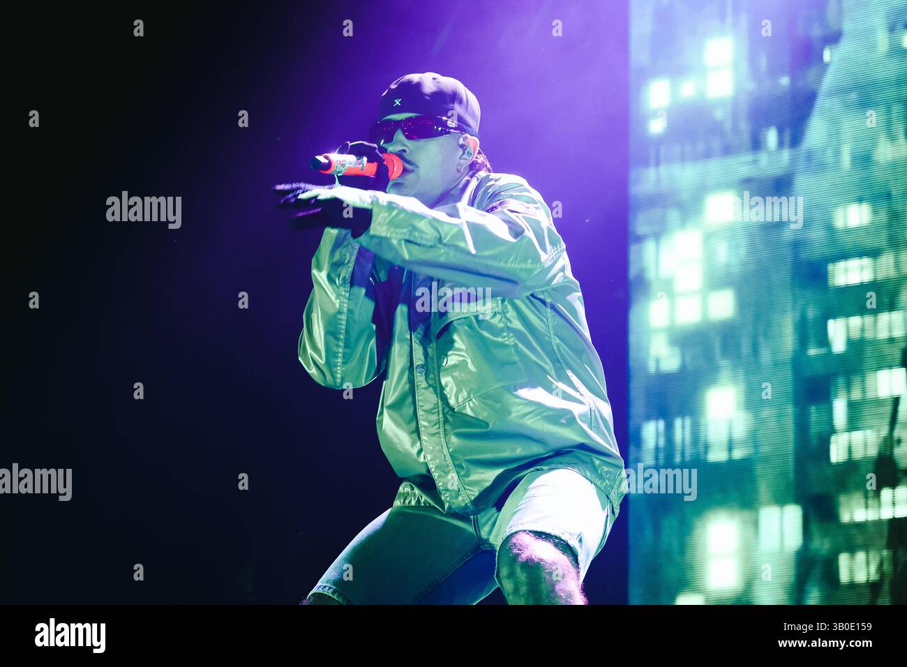 Milan, Italy. 27th Mar, 2025. Feid performs live during the Europe ...