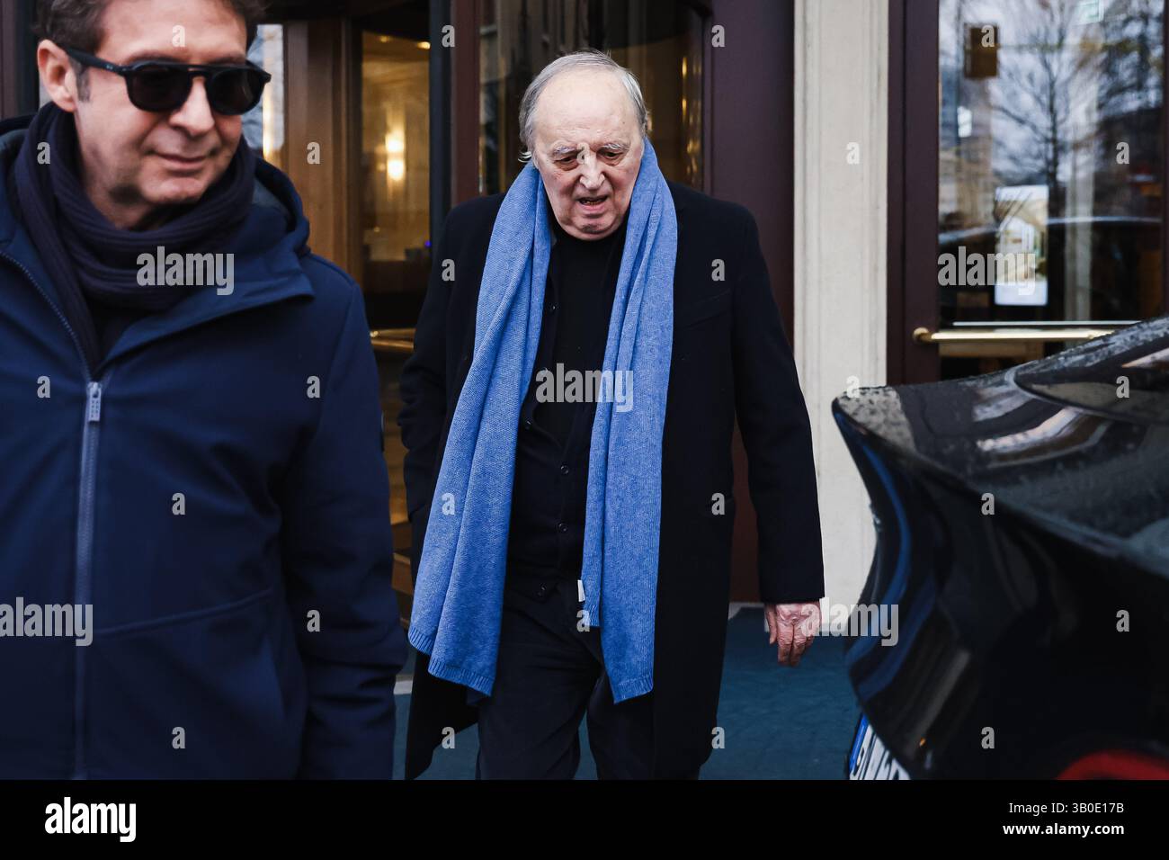 Milan, Italy. 22nd Mar, 2025. Italian director Dario Argento leaves the ...
