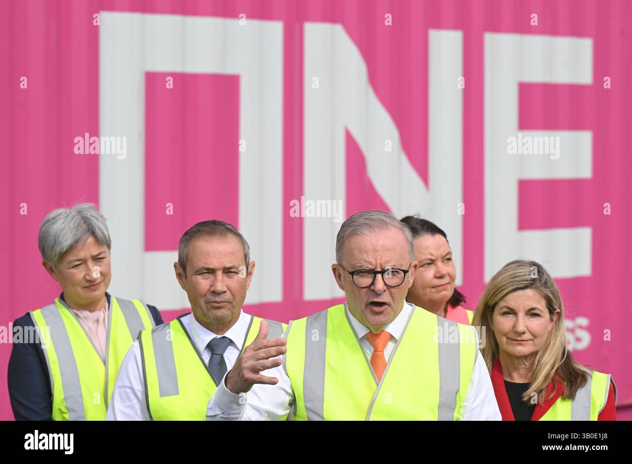 Perth, Australia. 24th Apr, 2025. Australian Prime Minister Anthony ...