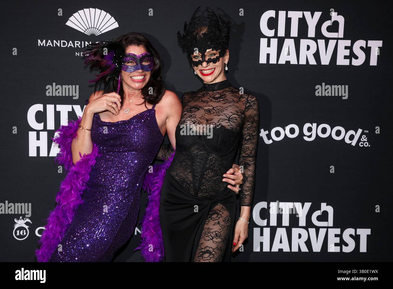 Sandra Ripert, left, and Patricia Noworol attend City Harvest Presents ...