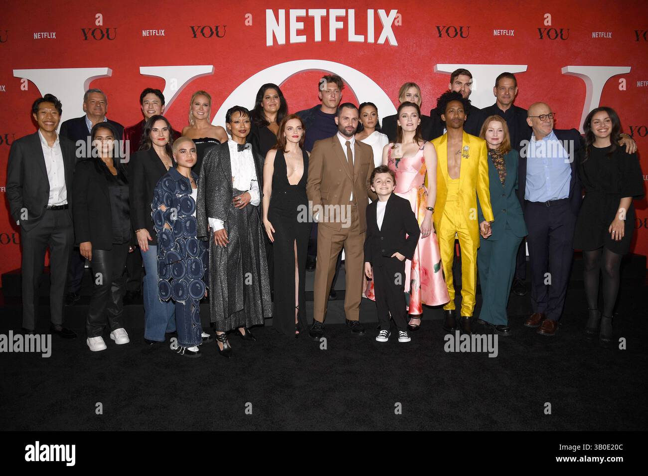 New York, USA. 23rd Apr, 2025. (L-R) Gina Girolamo, Justin Lo, B, Anna ...