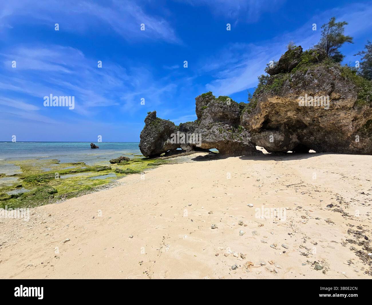 Beautiful beaches in Yomitan, Okinawa, Japan Stock Photo - Alamy