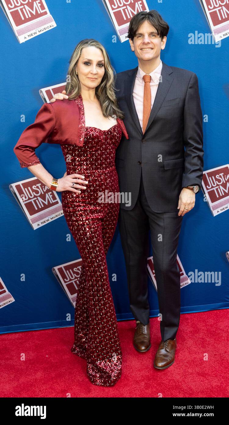 New York, NY, April 23, 2025: Shannon Lewis and Alex Timbers attend ...