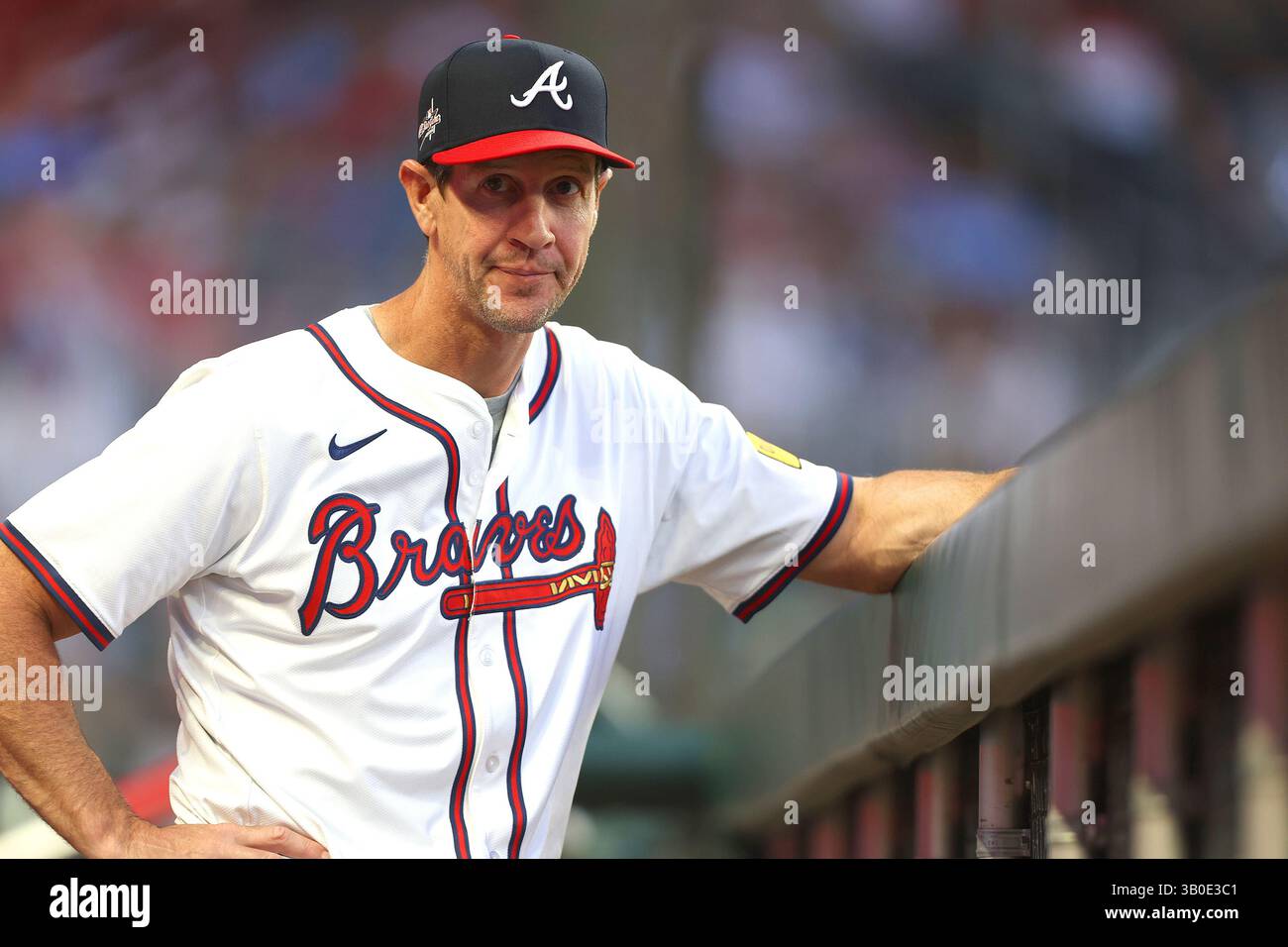 ATLANTA, GA - APRIL 21: Hugh Quattlebaum #82 of the Atlanta Braves ...