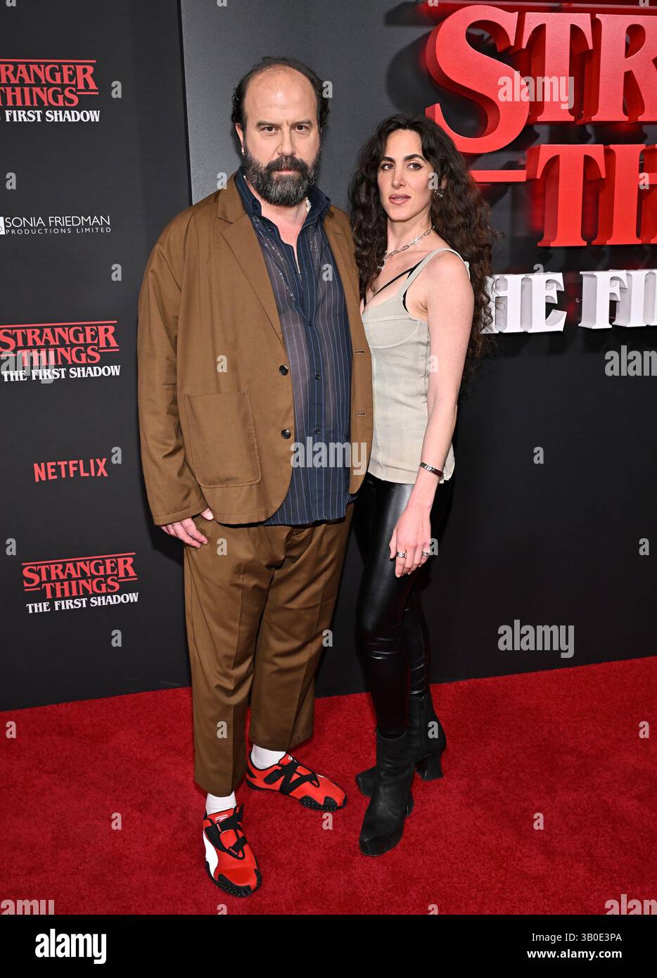 Brett Gelman, left, and Ari Dayan attend "Stranger Things: The First ...
