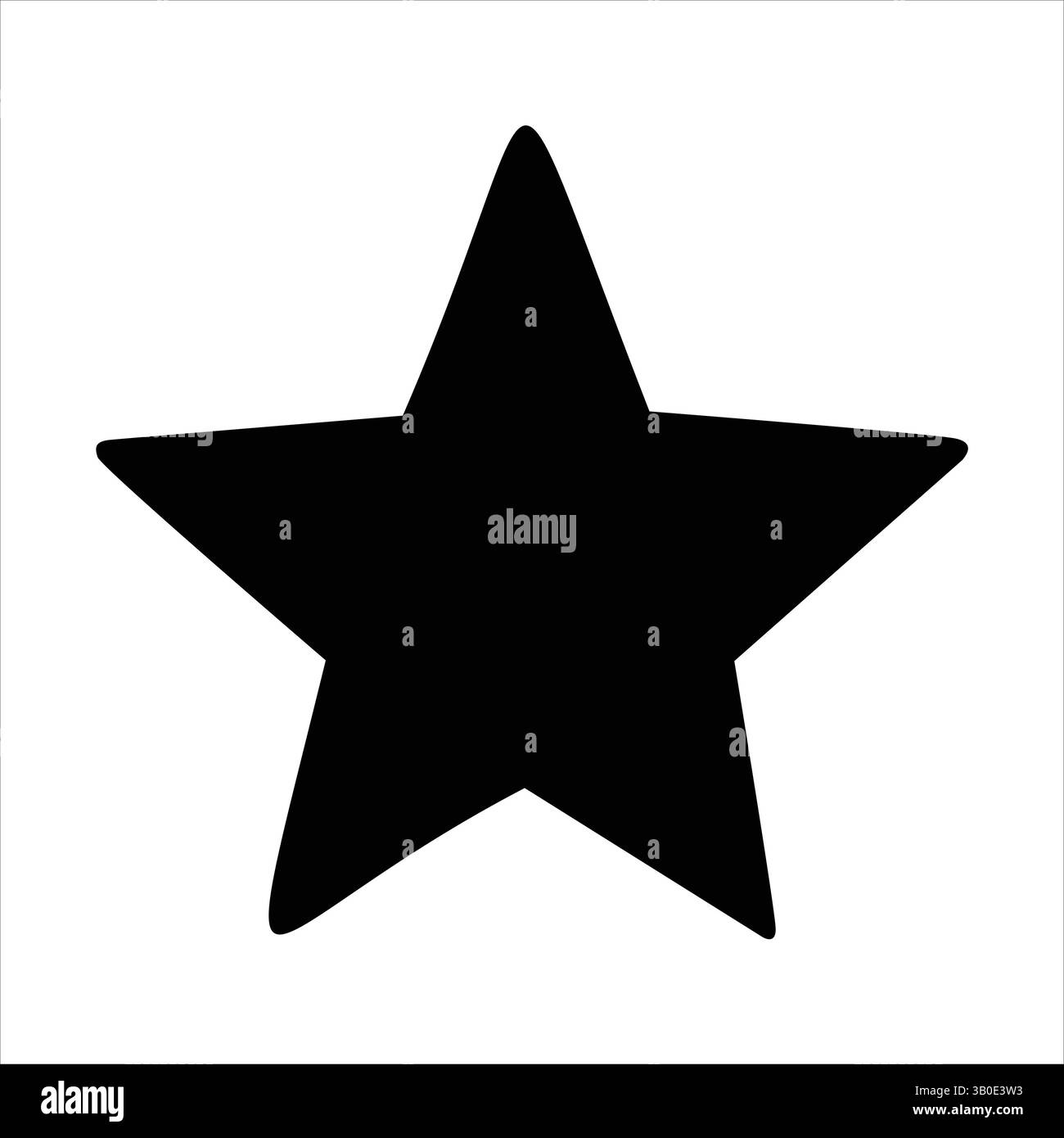 A solid black star graphic against a white background Stock Vector Image & Art - Alamy