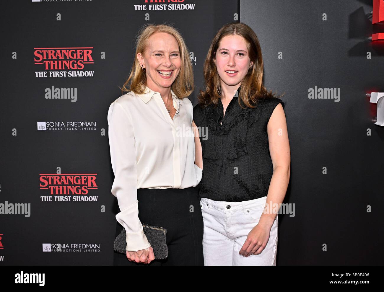 Amy Ryan, left, and daughter Georgia Slovin attend "Stranger Things ...