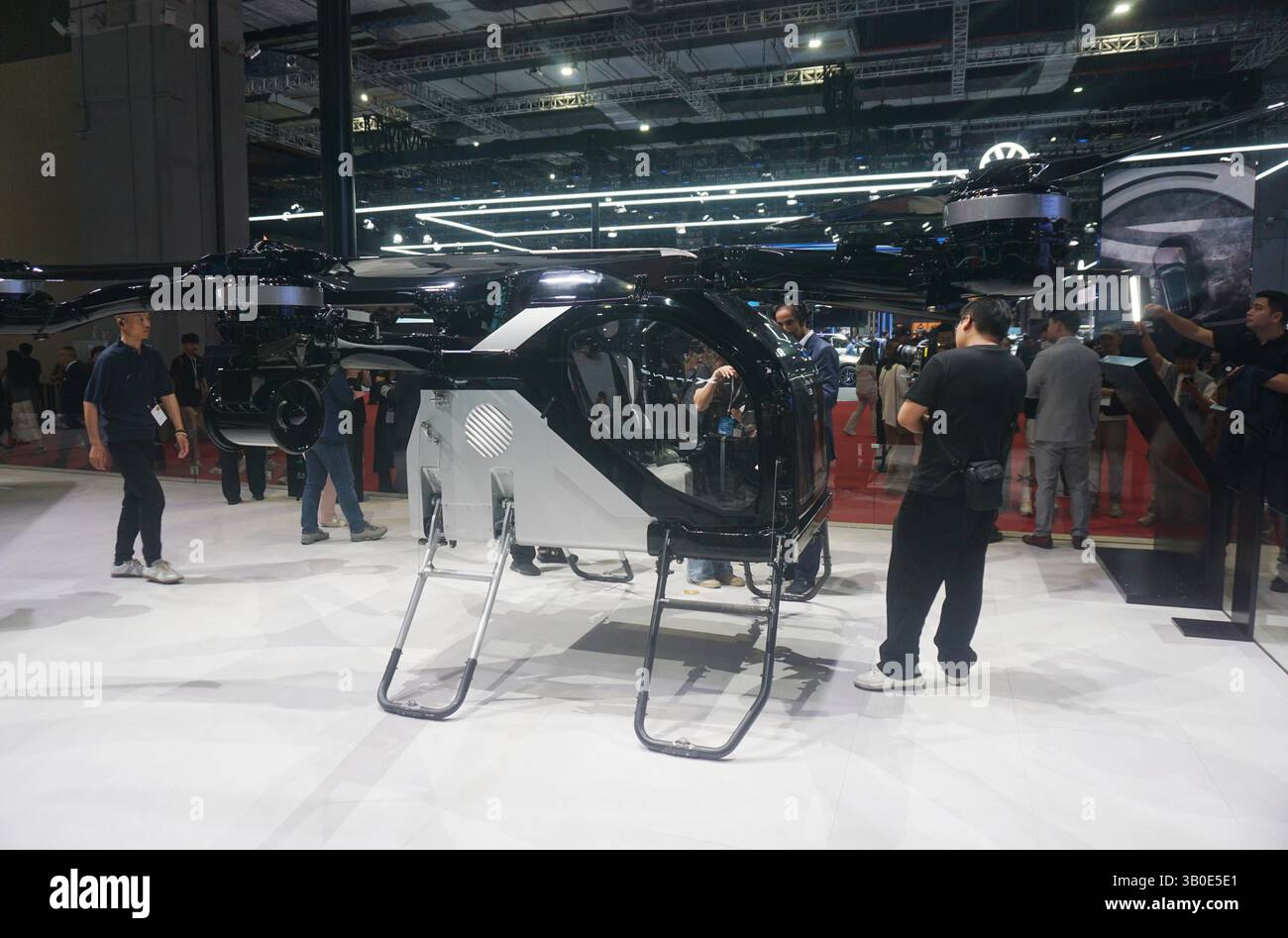 Multiple types of flying cars draw visitors at Auto Shanghai 2025 ...
