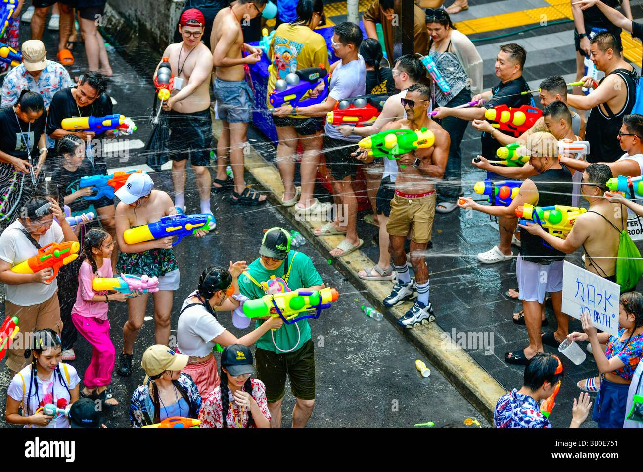 Bangkok, Thailand - April 14, 2025 : Hundreds of thousands of tourists from around the world ...