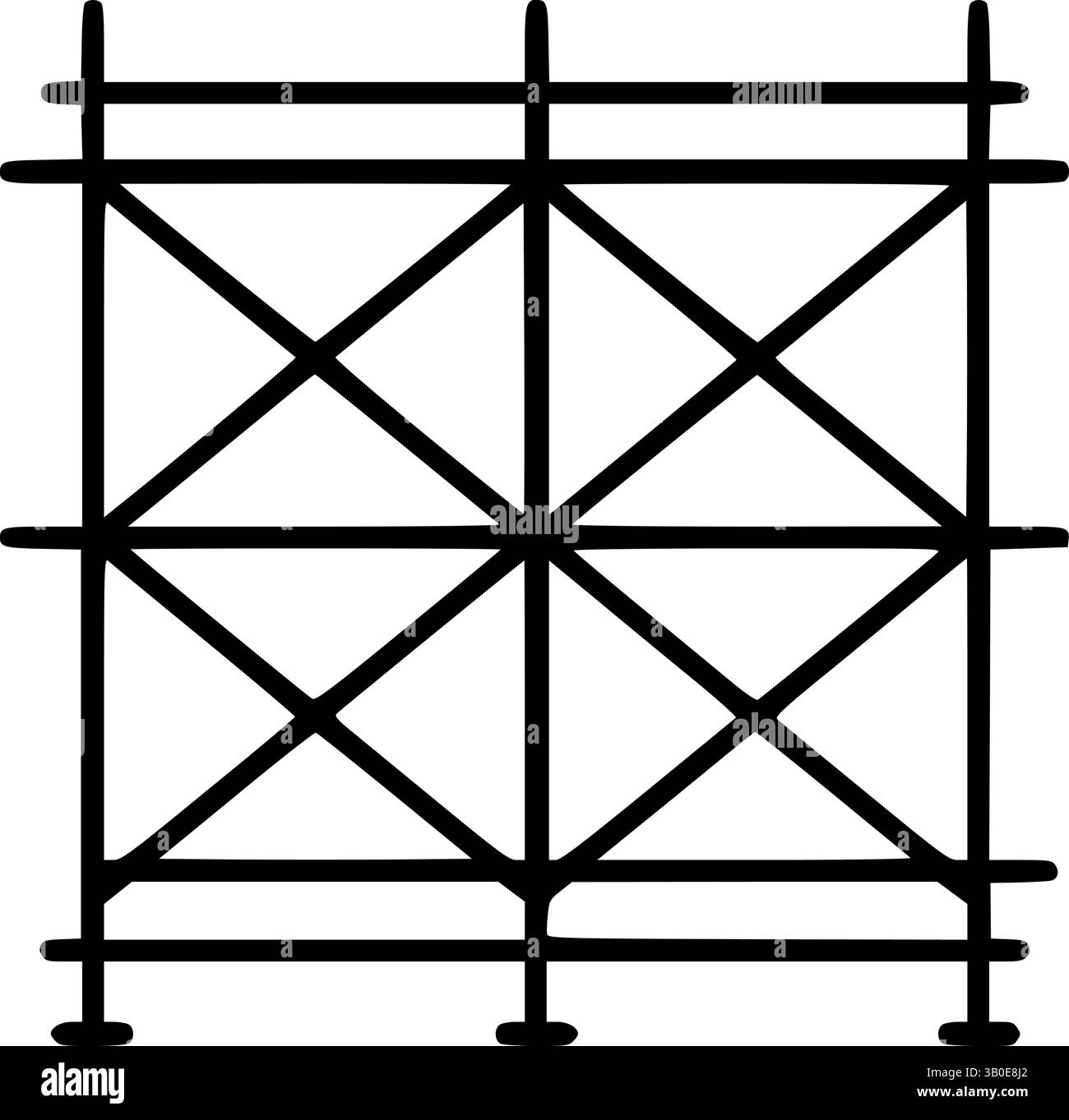 Scaffolding vertical Stock Vector Images - Alamy