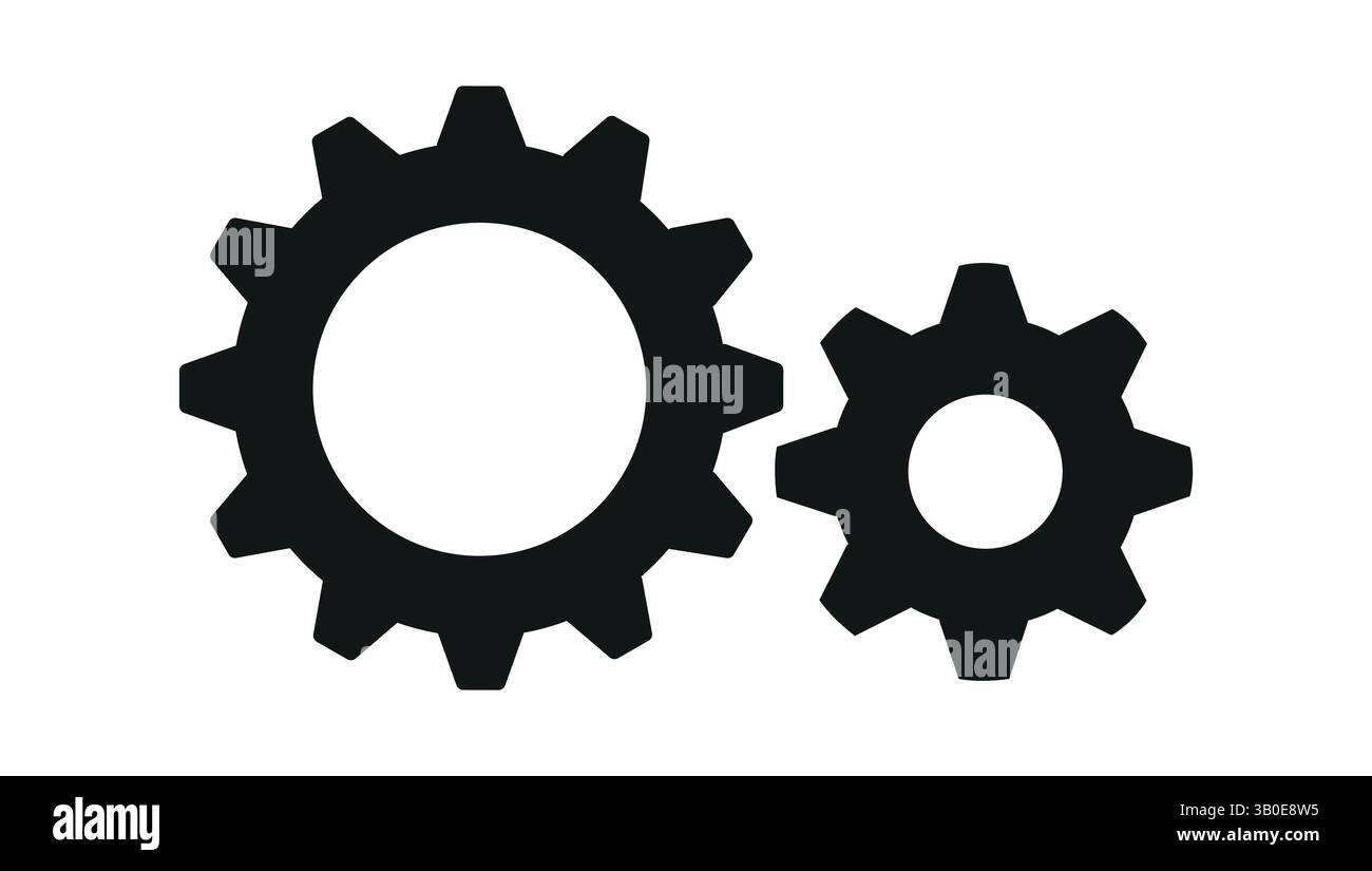 Gear gearwheel background in Stock Vector Images - Alamy