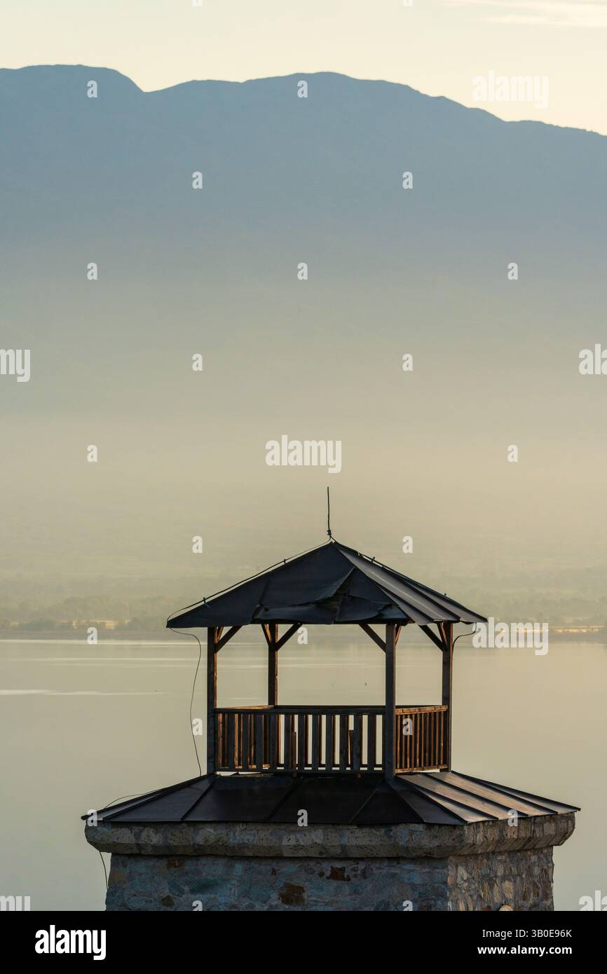 City Clock Tower Overlook Stock Photo - Alamy