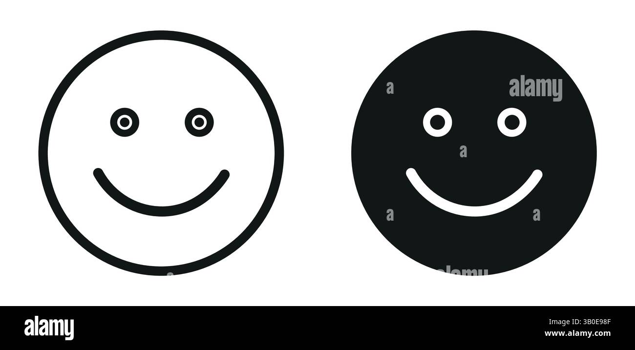 Smileys emoji happy face Stock Vector Images - Alamy