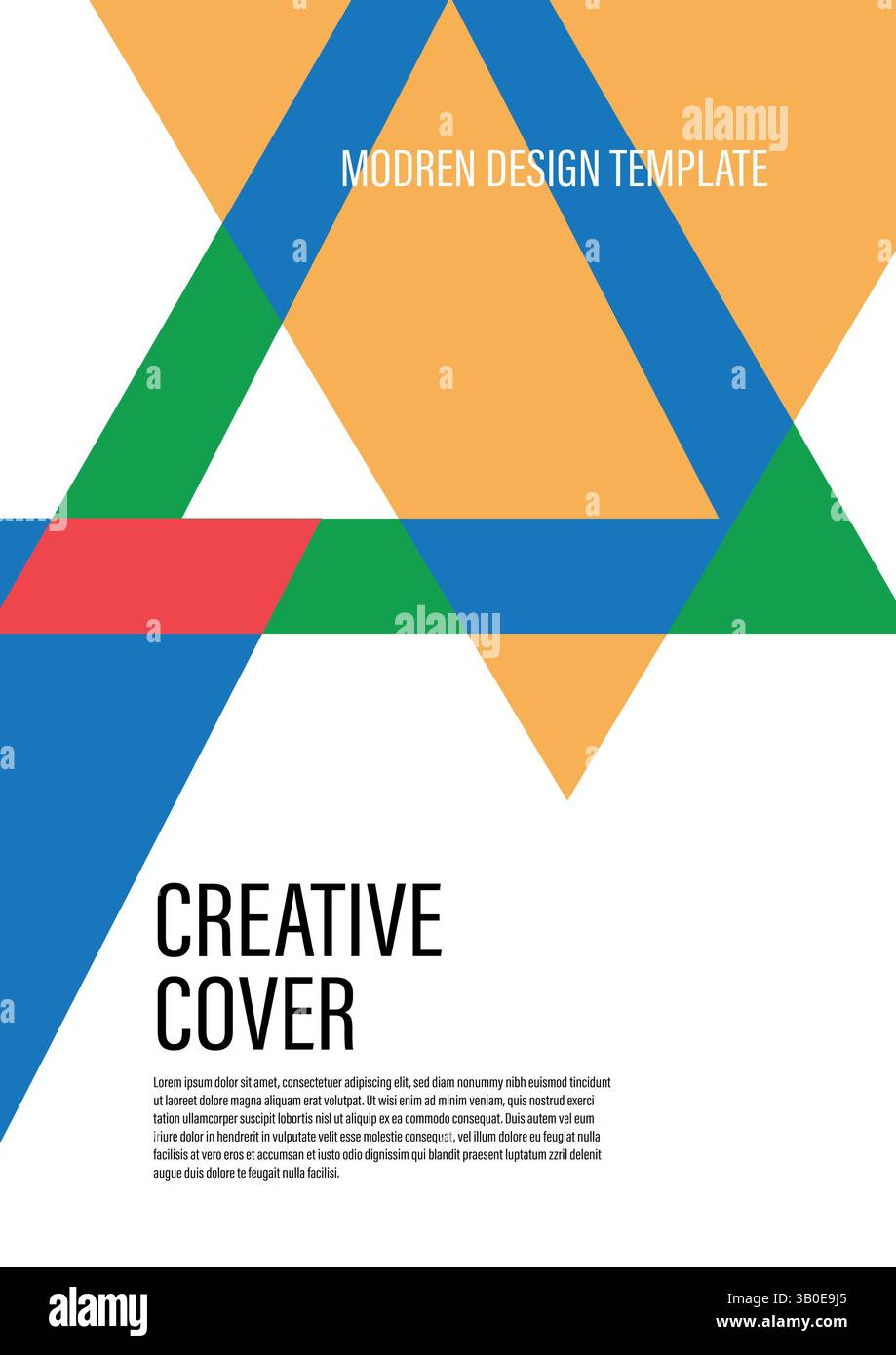 Abstract geometry layout cover Stock Vector Images - Alamy