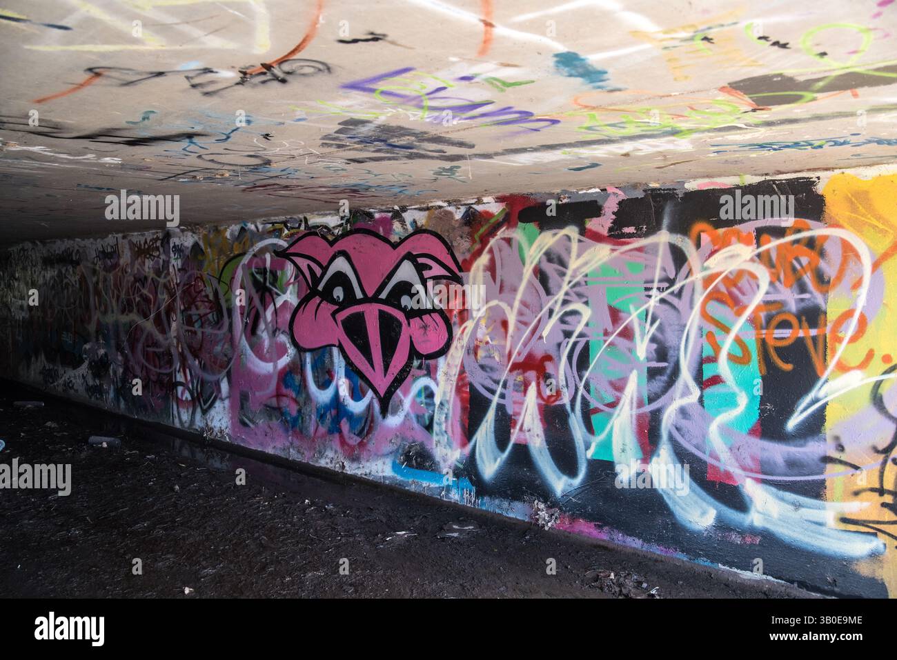graffiti in a tunnel Stock Photo - Alamy