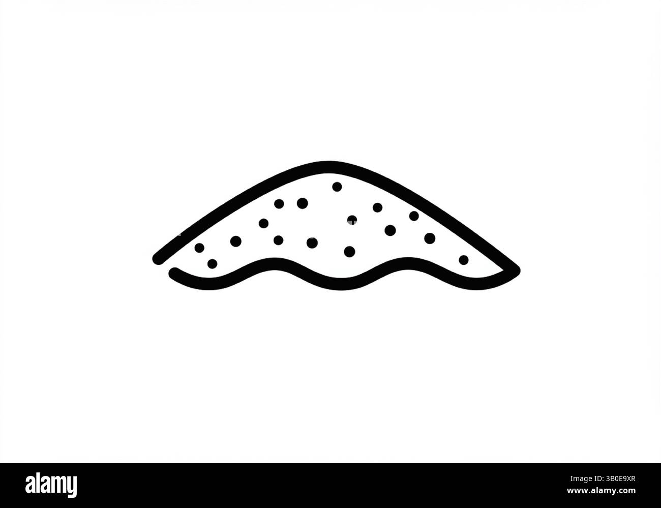 Salt Line Symbol Representing Culinary Precision and Simplicity Stock ...