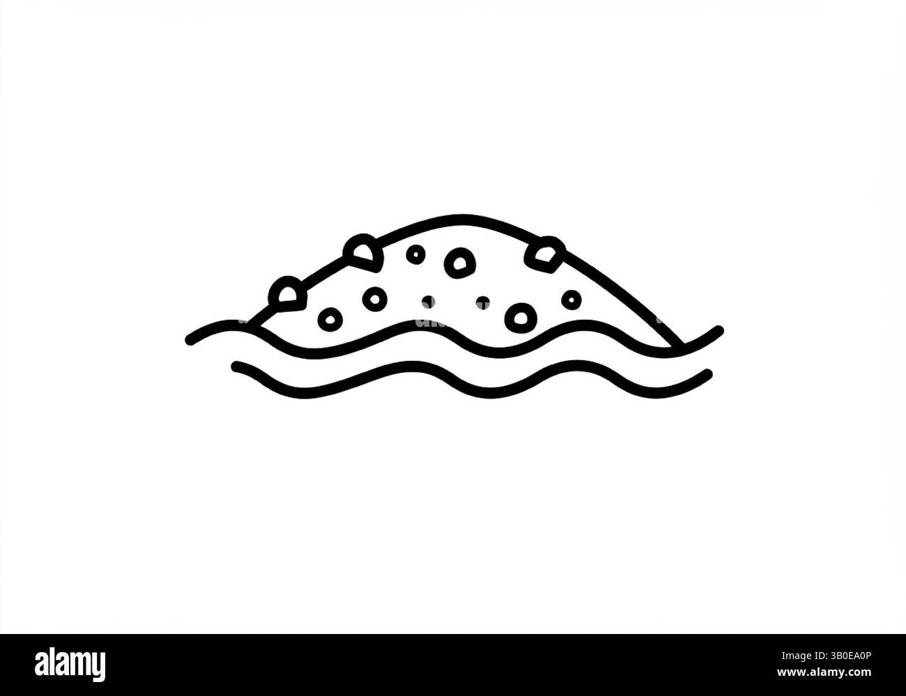 Salt Line Symbol Representing Culinary Precision and Simplicity Stock ...