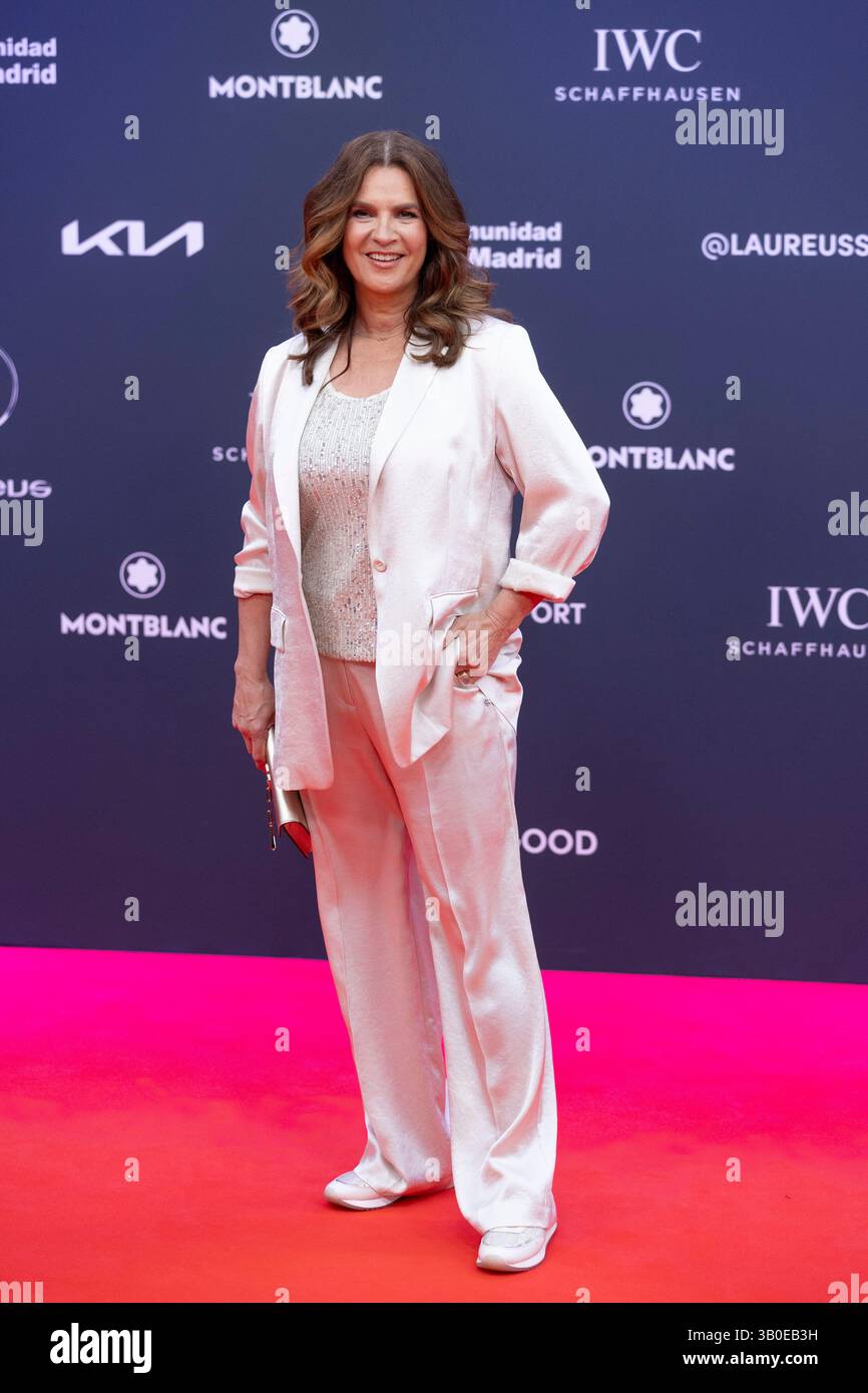 Madrid, Spain. 21st Apr, 2025. Katarina Witt attends 'the Laureus World ...