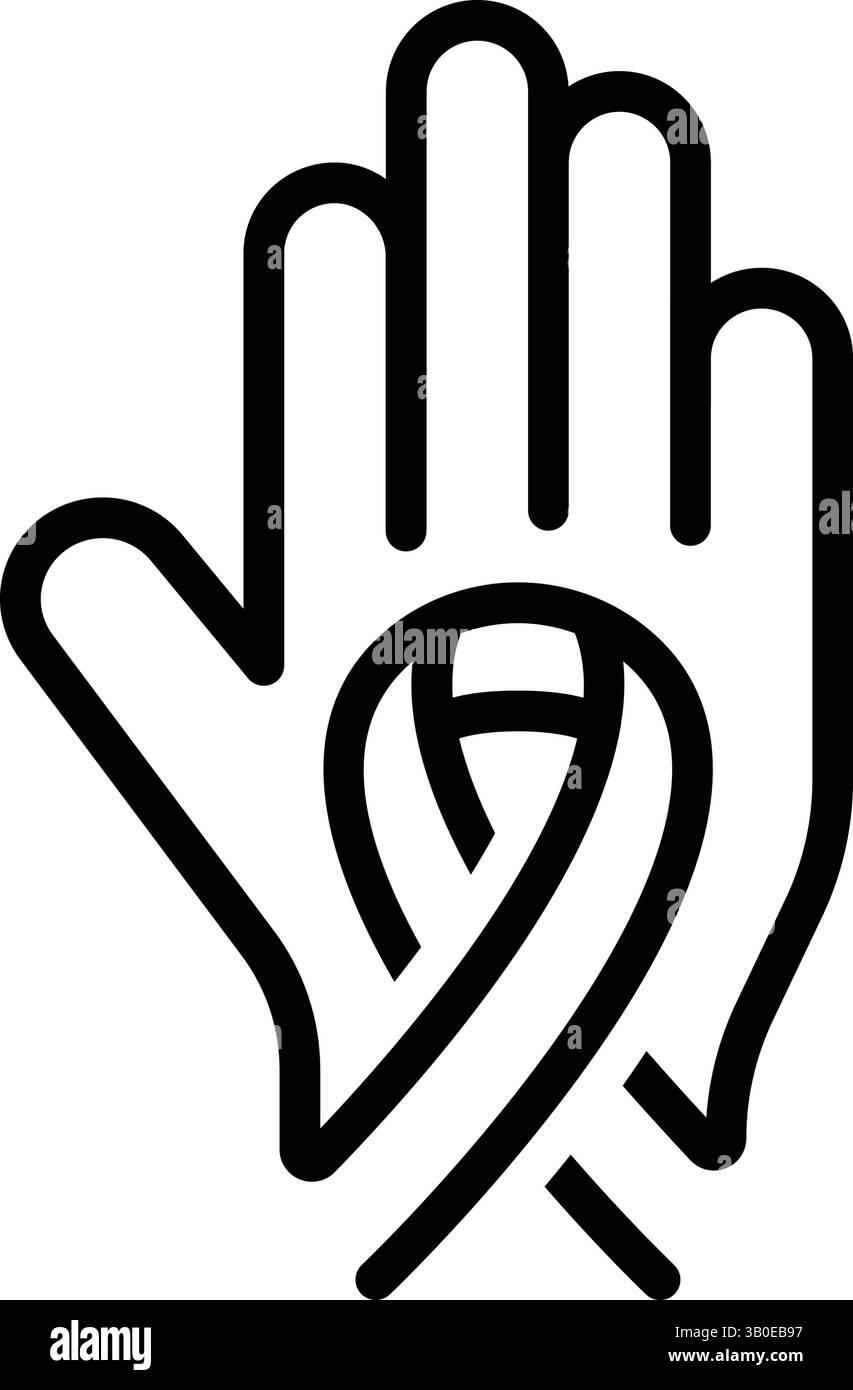 Icon for stop, hand Stock Vector Image & Art - Alamy