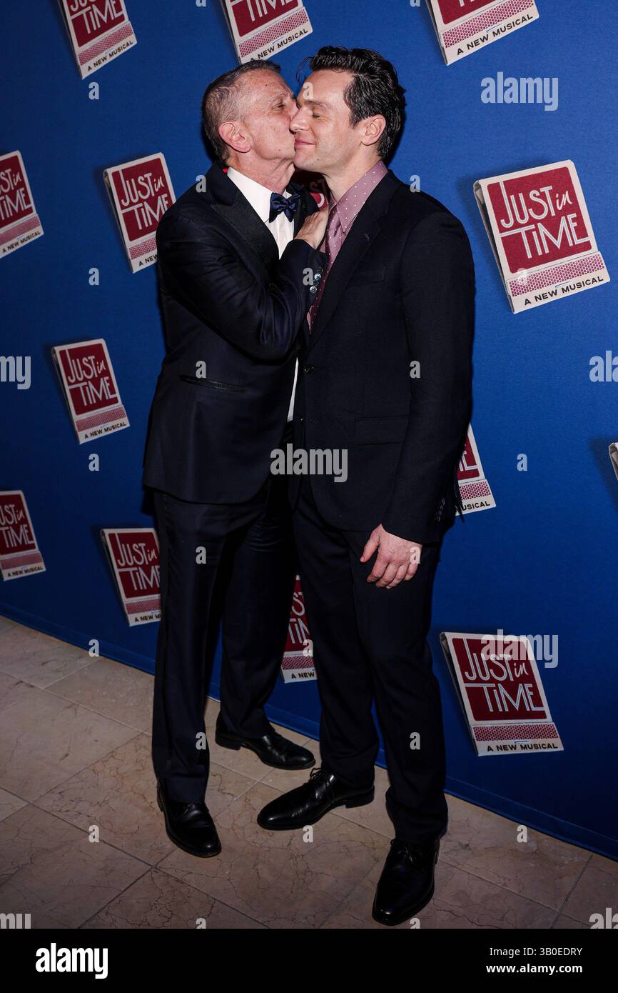 Ny. 23rd Apr, 2025. Jonathan Groff, Tom Kirdahy in attendance for JUST ...