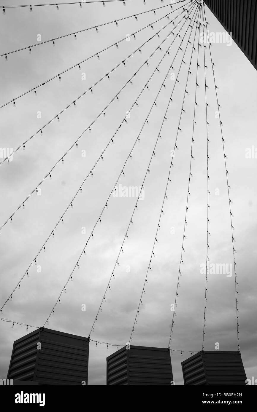 Celebration light bulbs Black and White Stock Photos & Images - Alamy