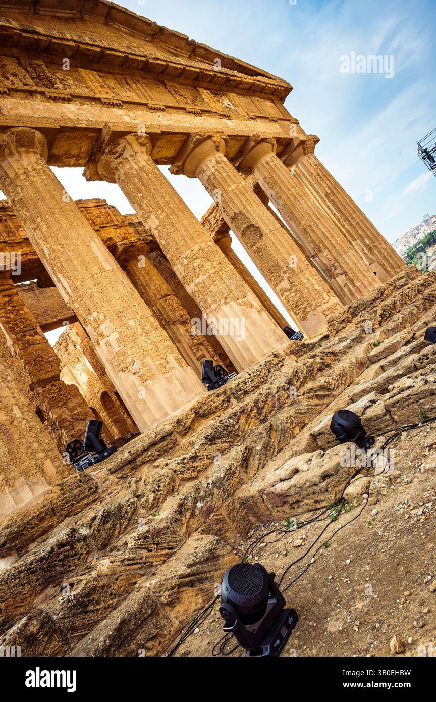 Agrigento, Valley of the Temples. Ancient archaeological area and ...