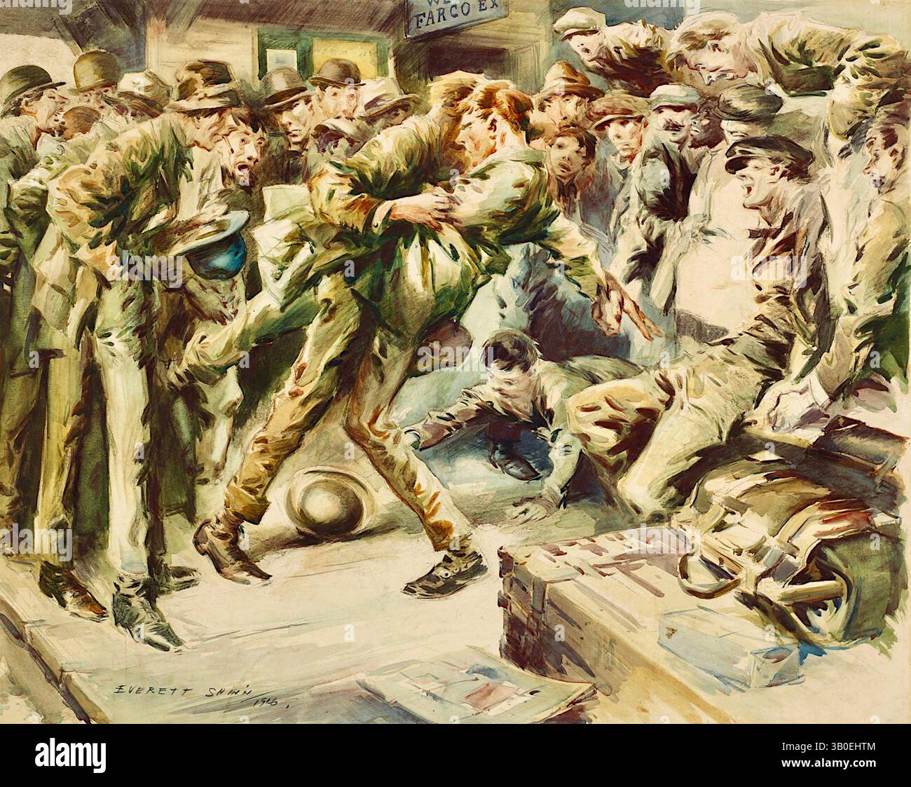 Everett shinn artwork hi-res stock photography and images - Alamy