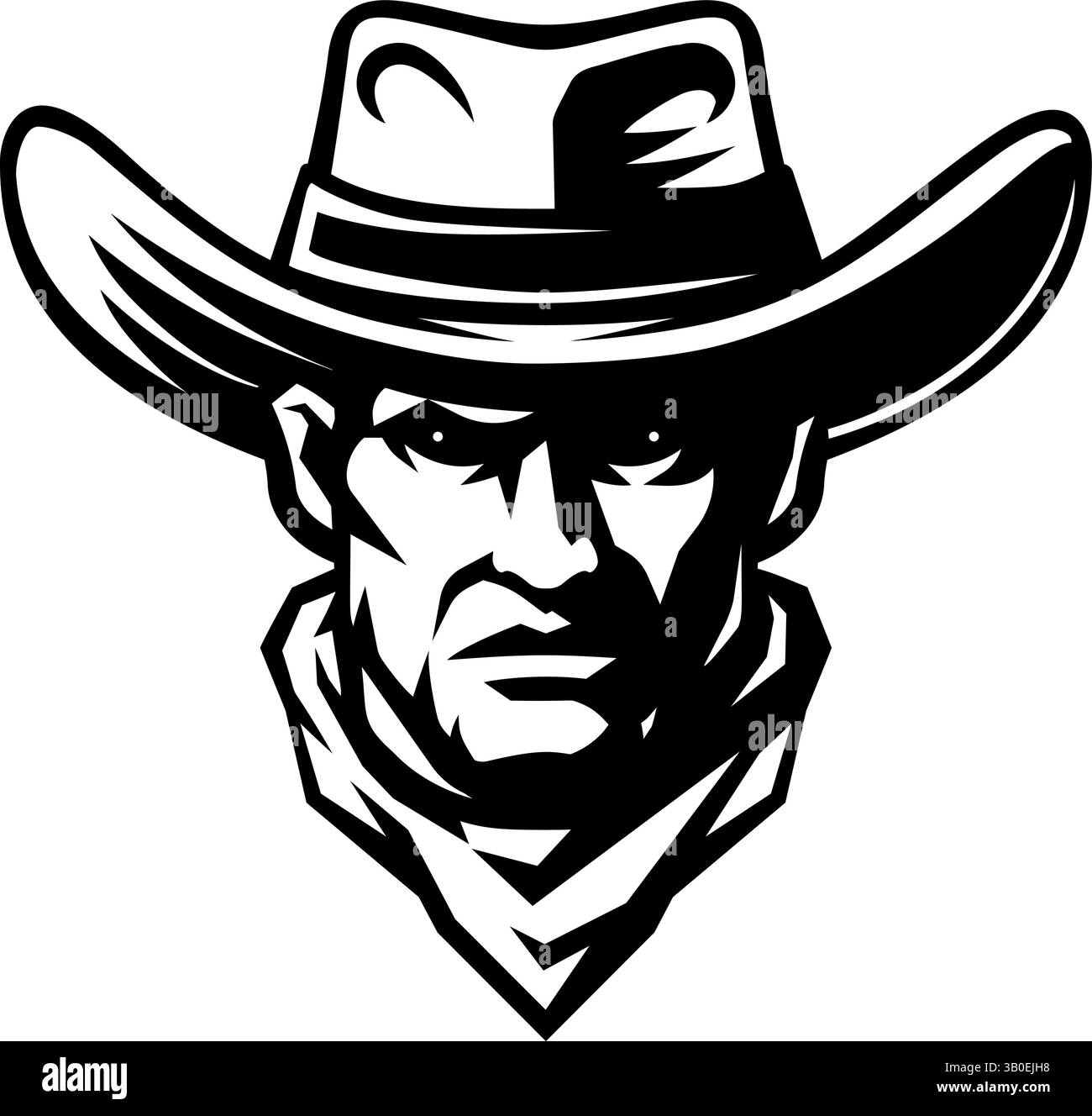 Black cowboys old west Stock Vector Images - Alamy