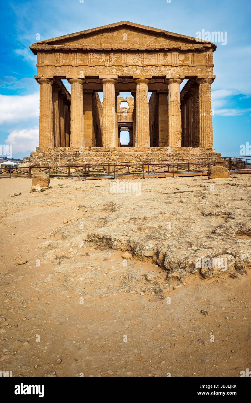 Agrigento, Valley of the Temples. Ancient archaeological area and ...