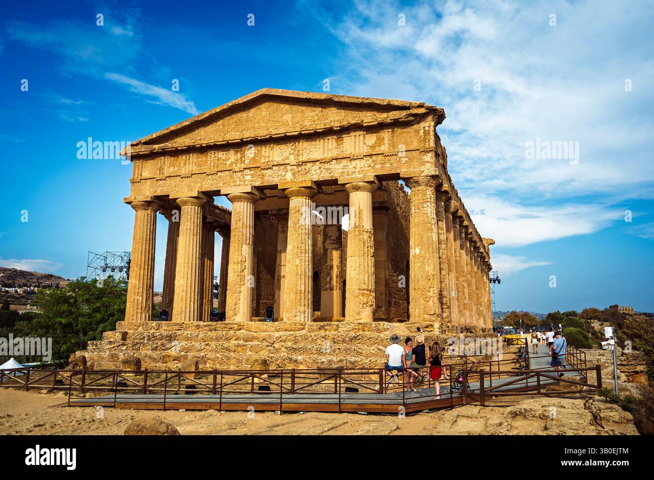 Agrigento, Valley of the Temples. Ancient archaeological area and ...