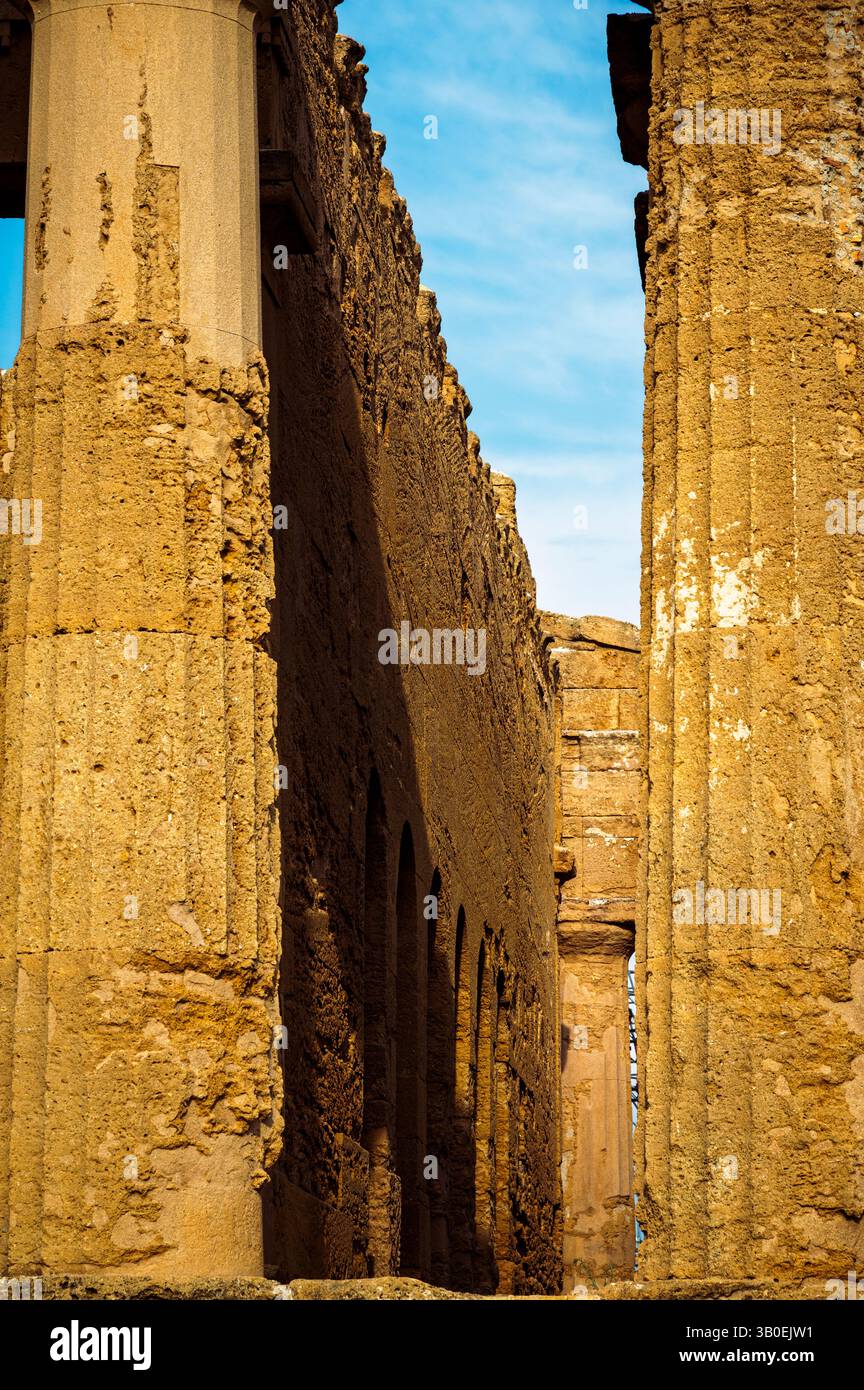 Agrigento, Valley of the Temples. Ancient archaeological area and ...