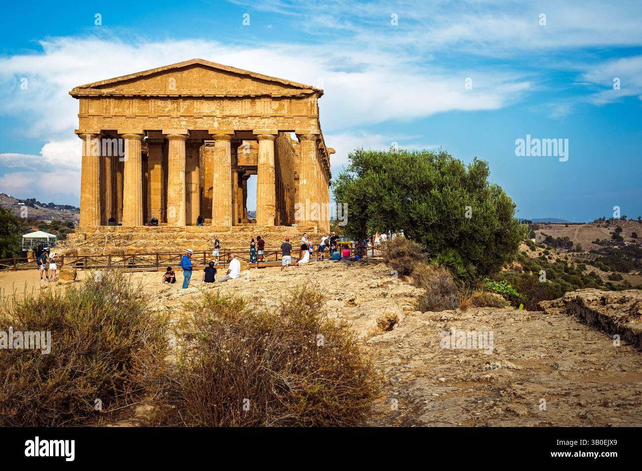 Agrigento, Valley of the Temples. Ancient archaeological area and ...