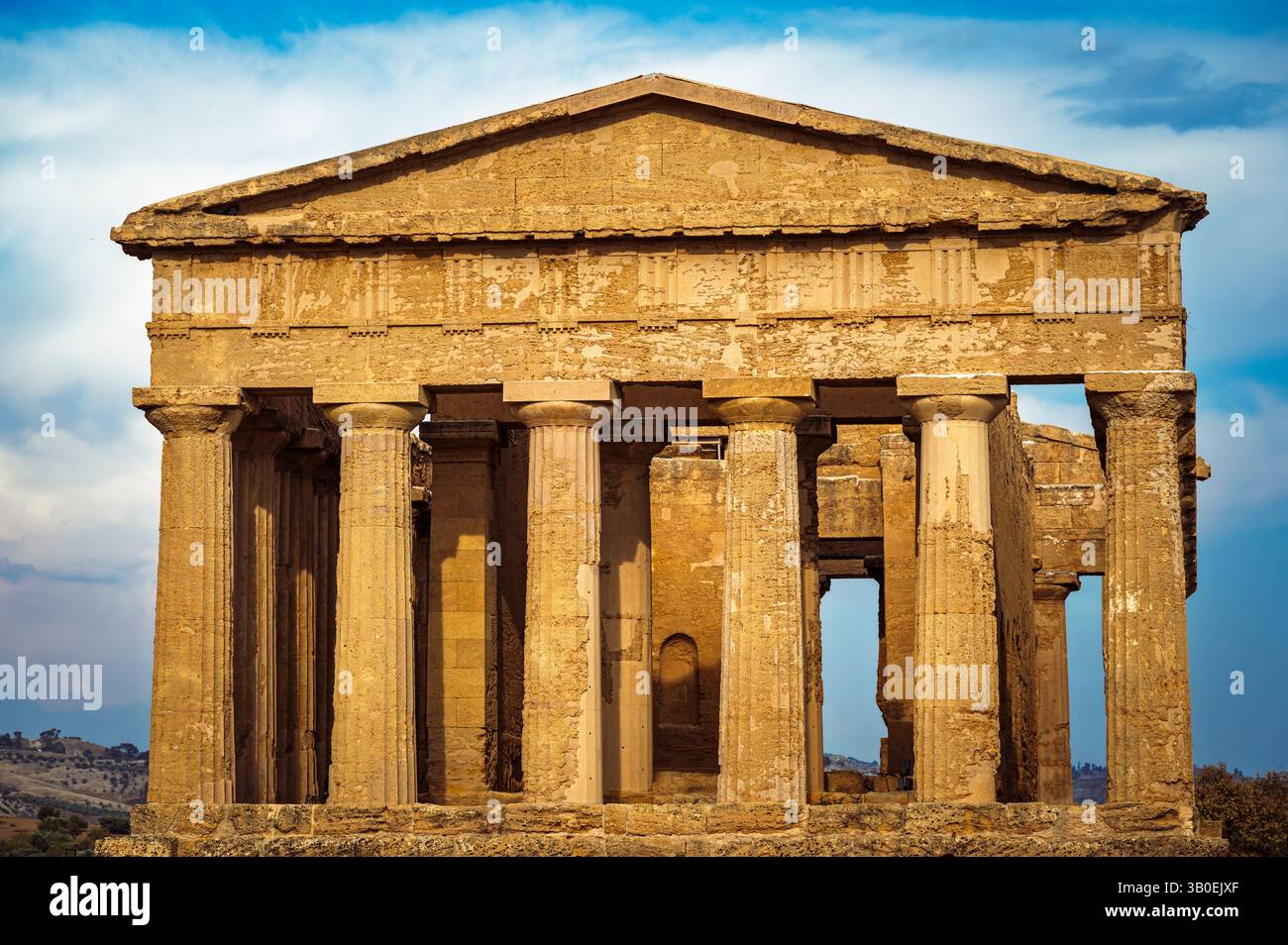 Agrigento, Valley of the Temples. Ancient archaeological area and ...