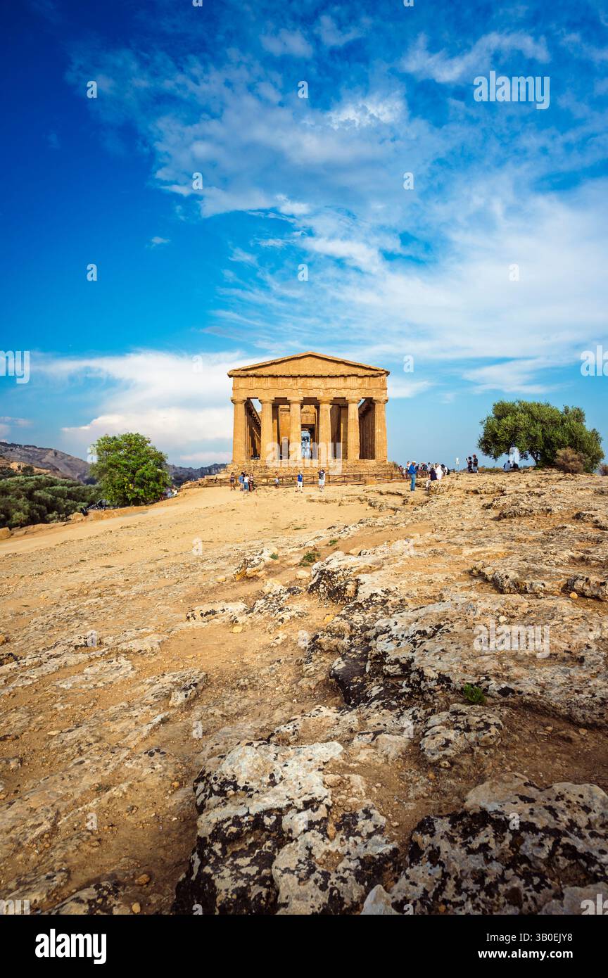 Agrigento, Valley of the Temples. Ancient archaeological area and ...