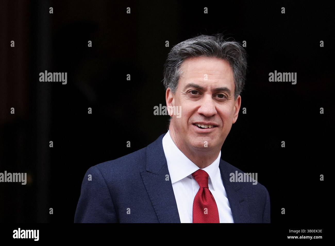 Energy Security and Net Zero Secretary Ed Miliband arrives at Lancaster ...