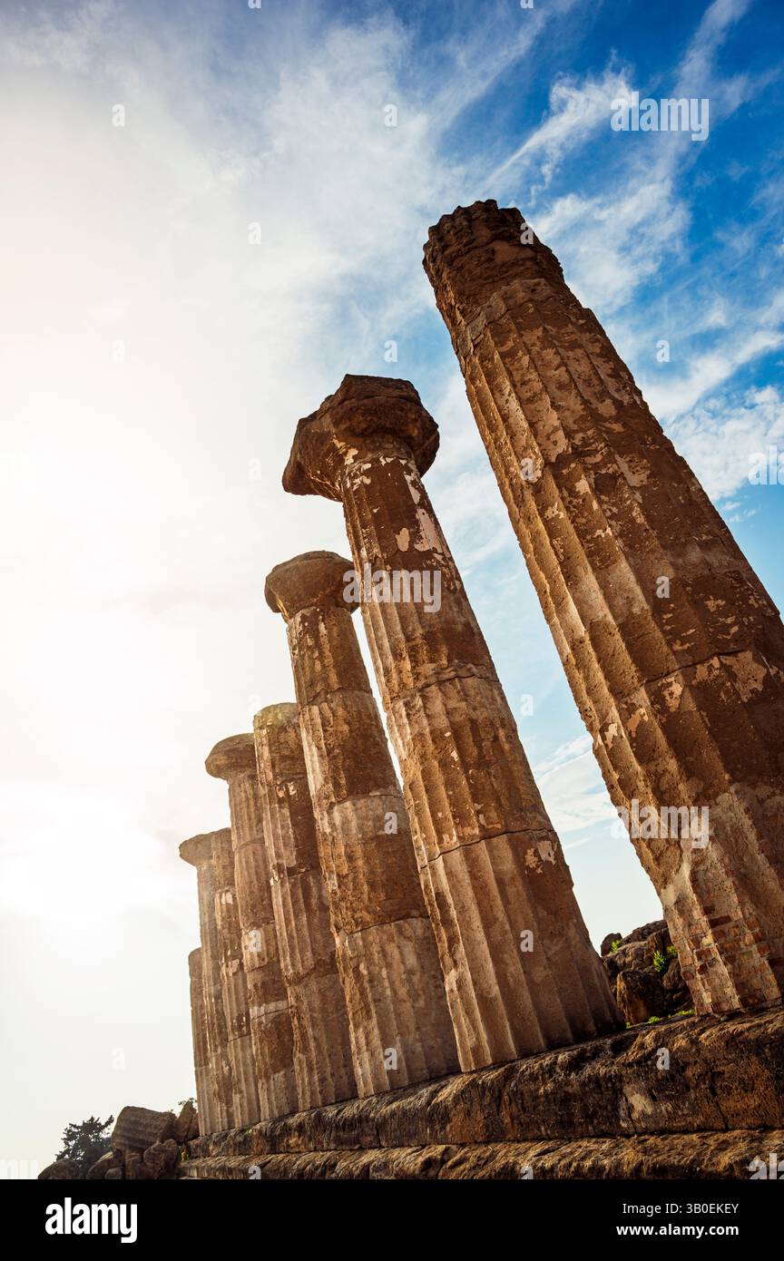 Agrigento, Valley of the Temples. Ancient archaeological area and ...