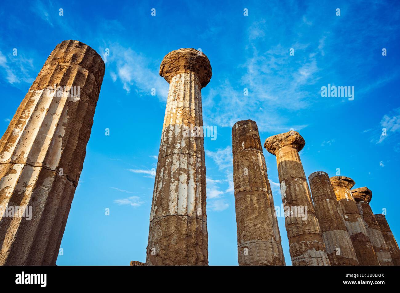 Agrigento, Valley of the Temples. Ancient archaeological area and ...