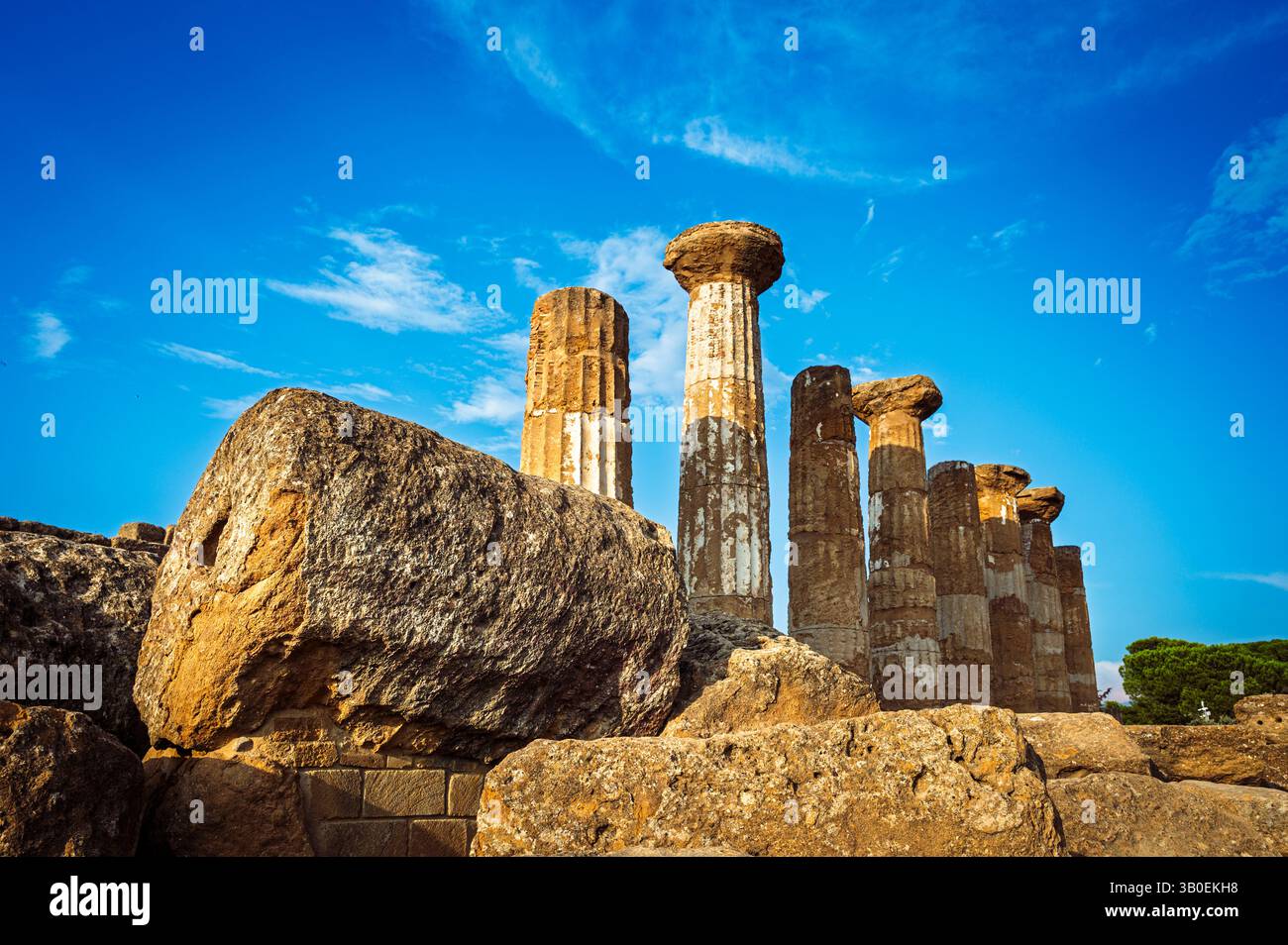 Agrigento, Valley of the Temples. Ancient archaeological area and ...