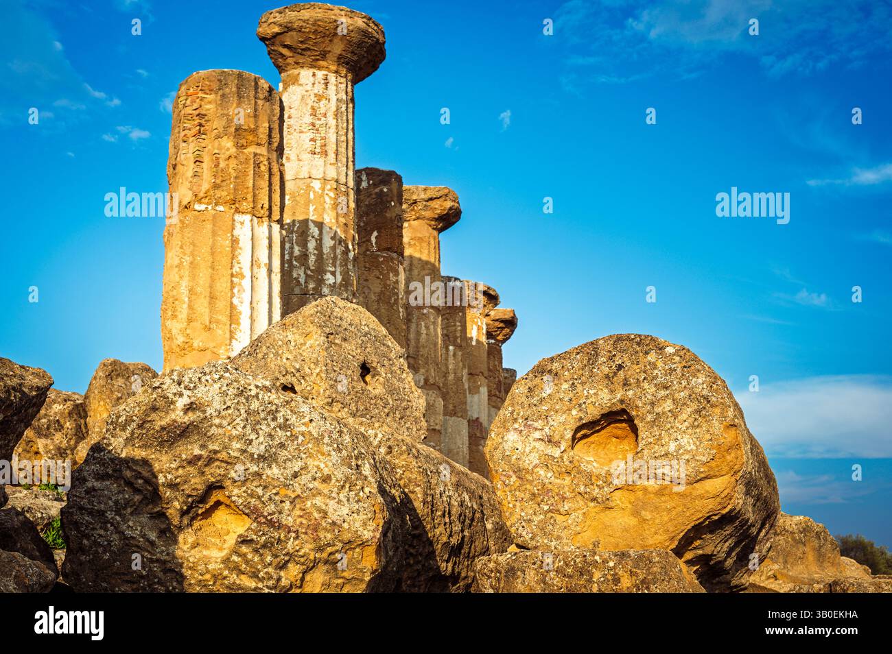 Agrigento, Valley of the Temples. Ancient archaeological area and ...